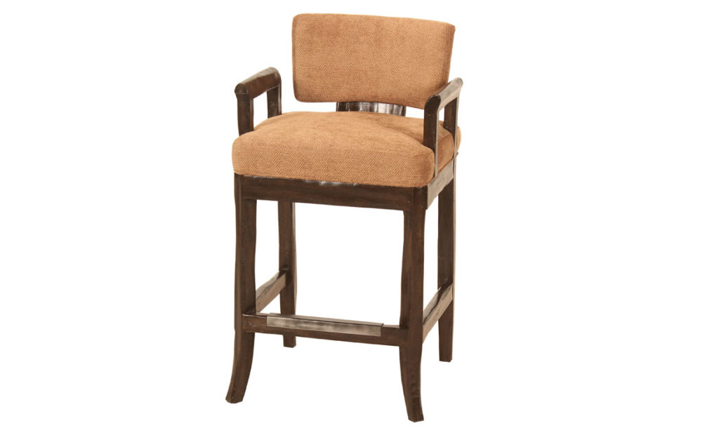 Mary Stool with Arms - QuadCo Bespoke LLC